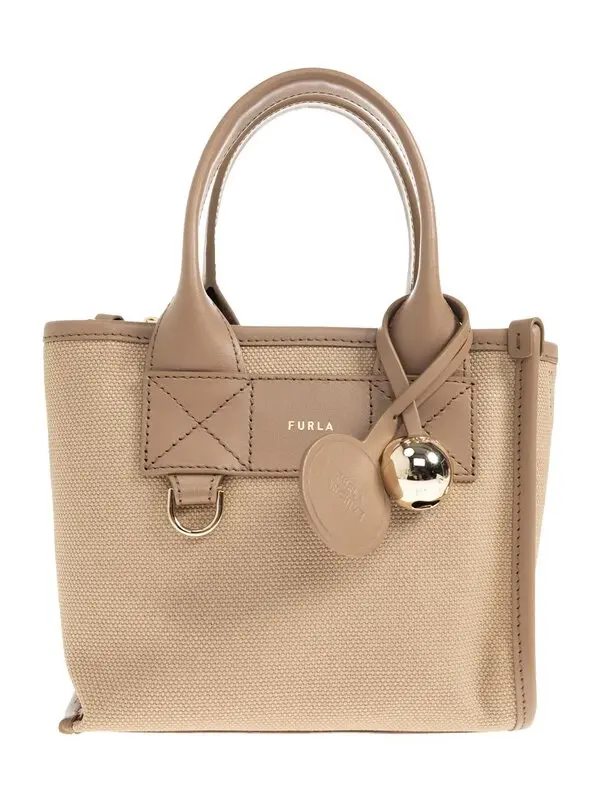Furla Divide Mini Tote - Beige