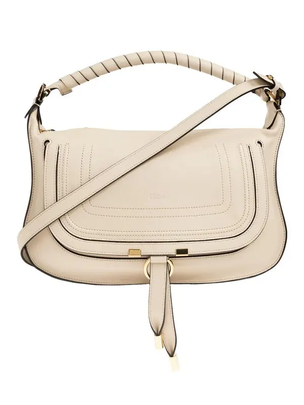 Chloé Marcie Small Handbag - Cream