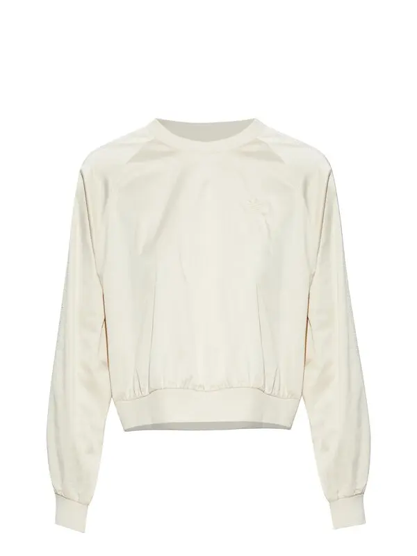 ADIDAS ORIGINALS Logo Sweatshirt - Cream