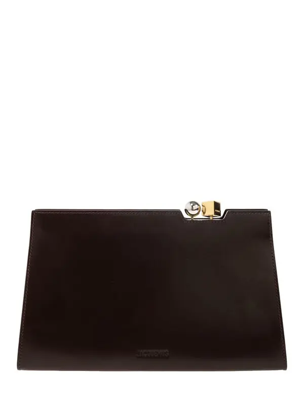 Jacquemus Le Salon' Clutch - Brown