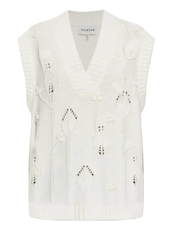 Munthe Baburi Vest - Cream