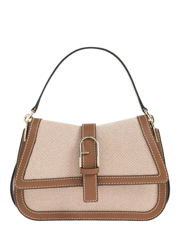 Furla Flow Medium Handbag - Cream