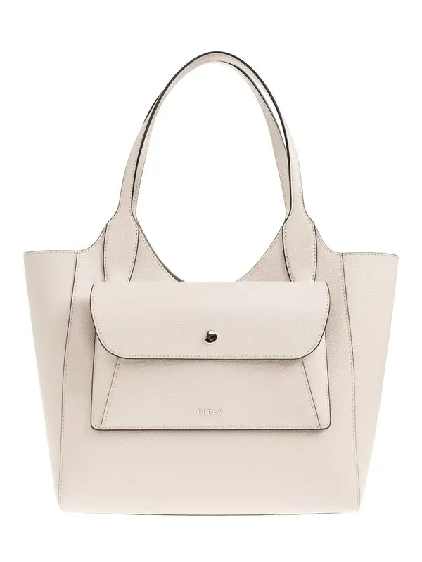 Furla Lea Small Shopper Bag - Cream