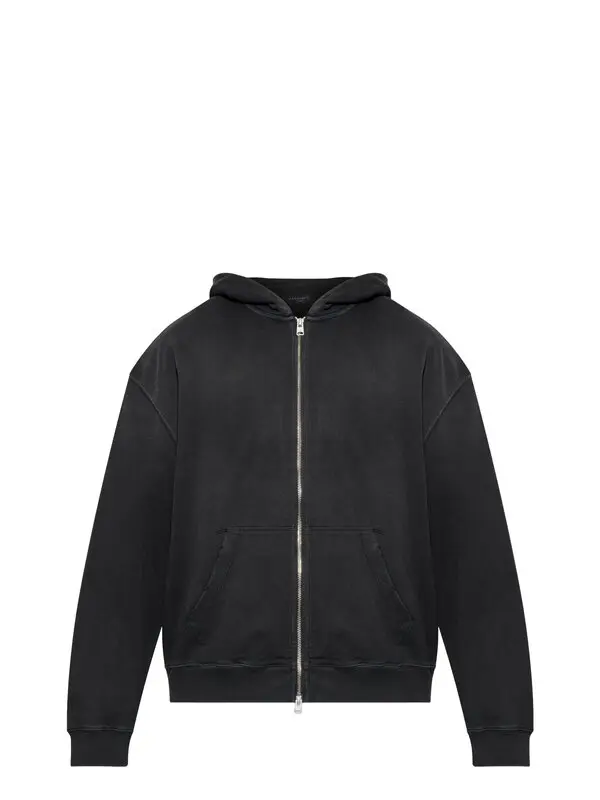 ALLSAINTS Terra Relaxed Fit Zip-up Hoodie - Grey