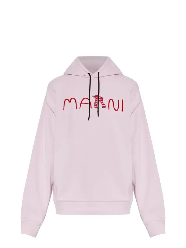 Marni Logo Hoodie - Pink