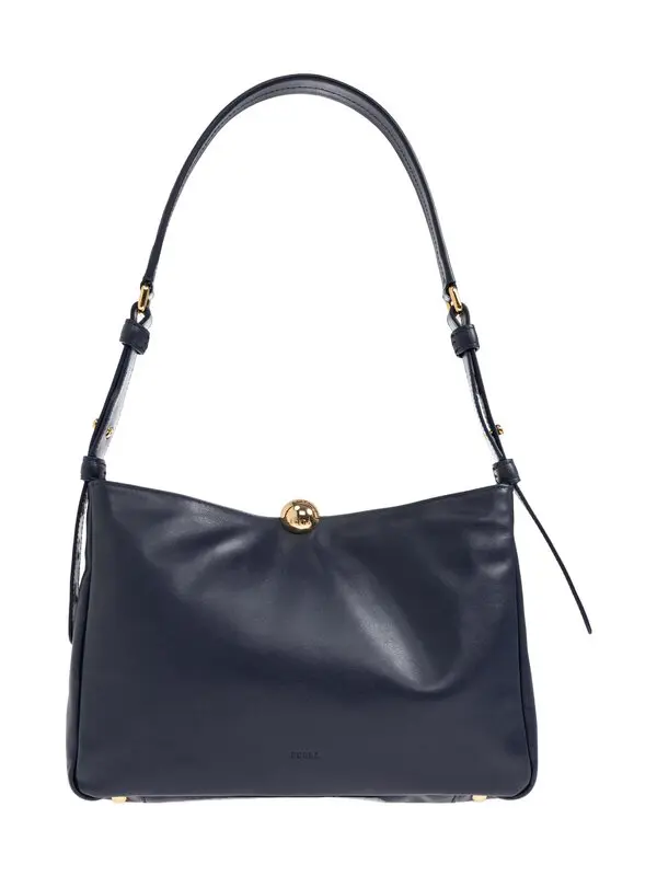 Furla Sfera Soft Medium Shoulder Bag - Navy Blue
