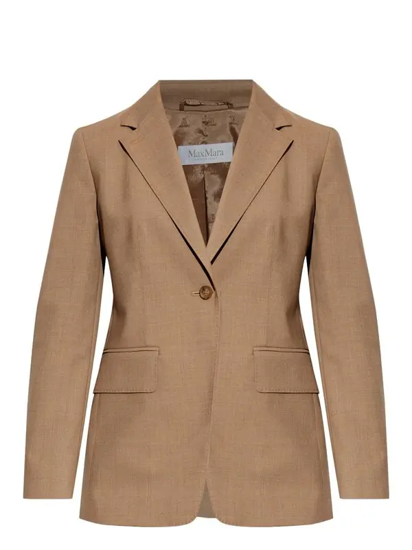 Max Mara Circense’ Wool Blazer - Brown