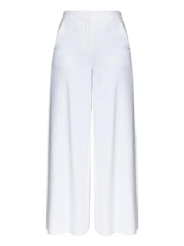 Max Mara Palazzo Trousers - White
