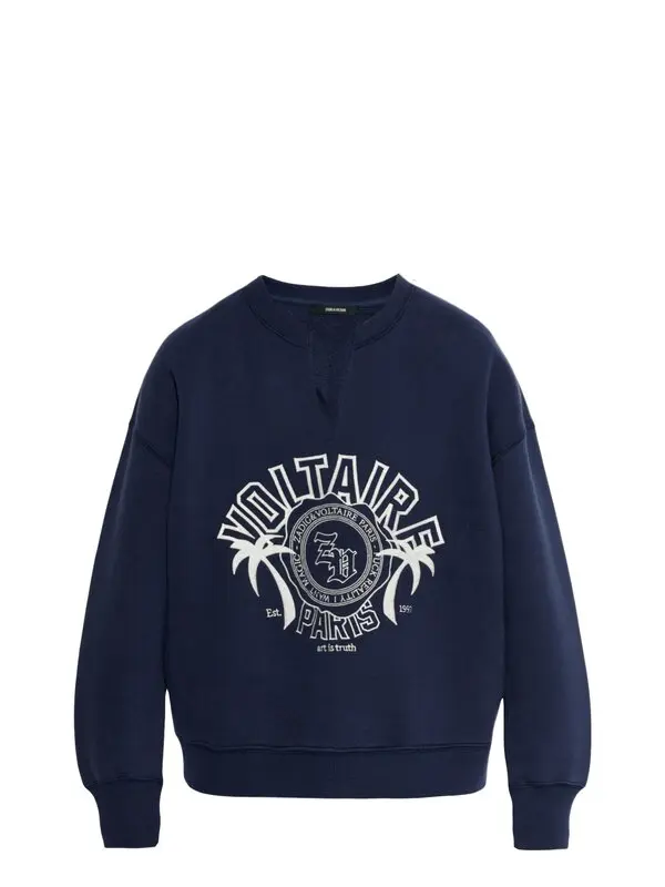Zadig&Voltaire Printed Sweatshirt - Navy Blue
