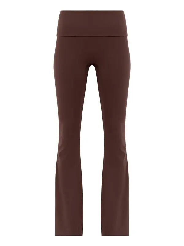 RETHINKIT STUDIOS Flared Leg Trousers - Brown