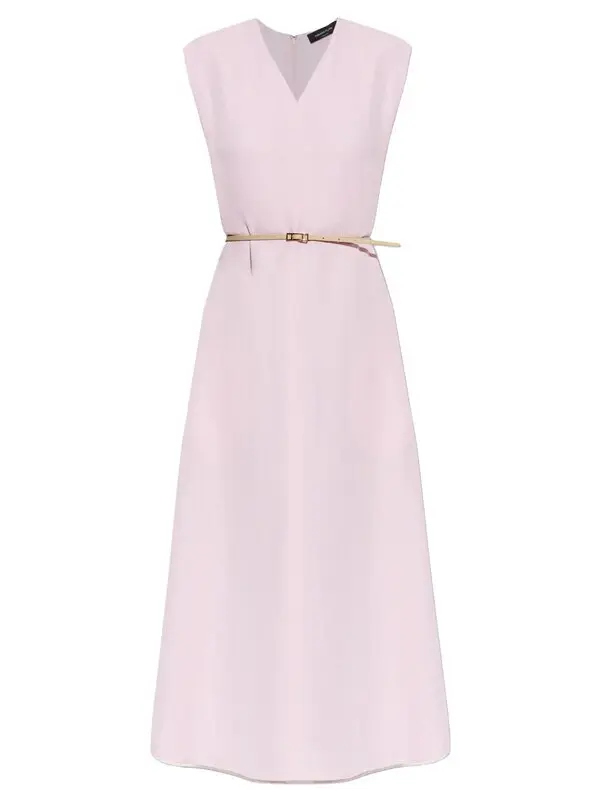 Fabiana Filippi Decoratively Finished Hem Dress - Pink