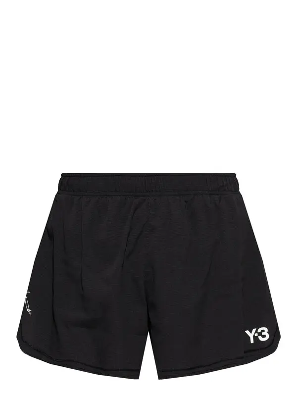 Y3 Vintage-effect Sport Shorts - Black