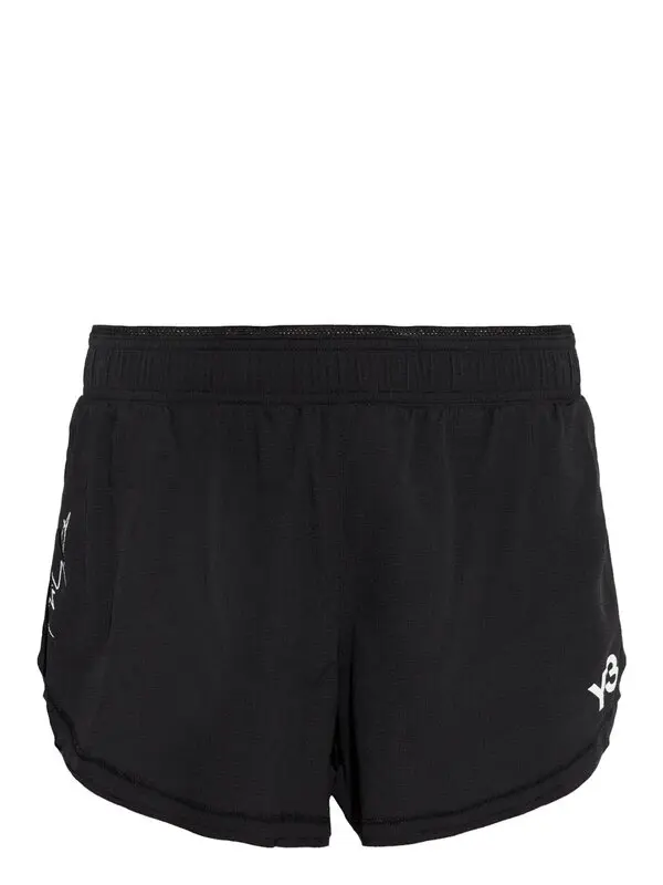 Y3 Vintage-effect Shorts - Black