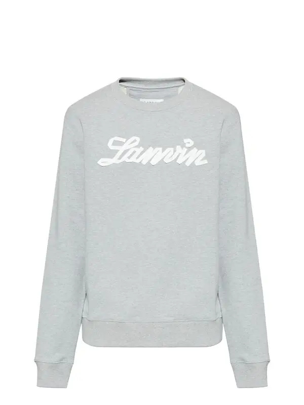 LANVIN Logo Sweatshirt - Grey