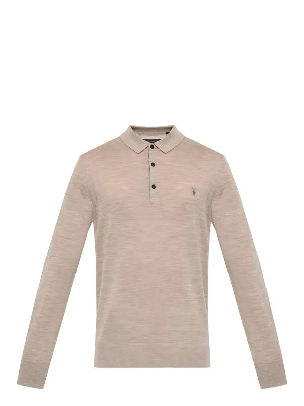 ALLSAINTS Wool Polo ‘mode - Beige
