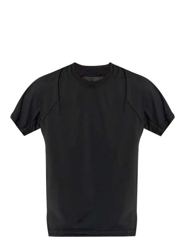 Y3 Raw-finish T-shirt - Black