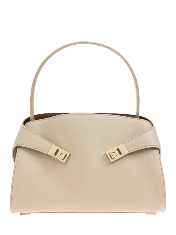 FERRAGAMO Shoulder Bag - Cream