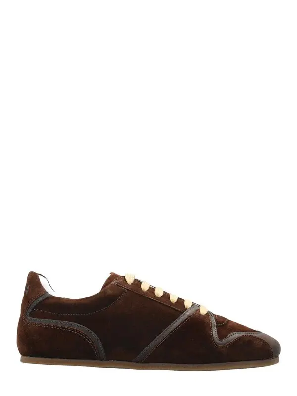 Moschino Suede Sneakers - Brown