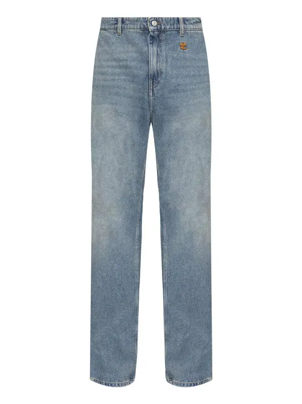 COURREGES Wide-leg Jeans - Blue