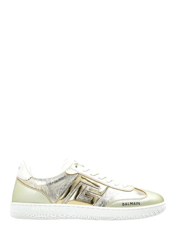 Balmain Swan Sneakers - Gold