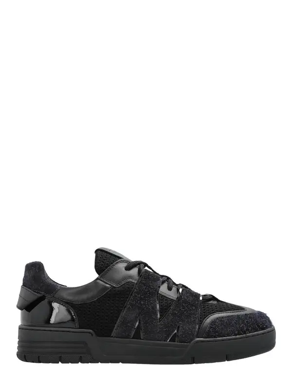 Moschino Low-top Sneakers With Logo - Black