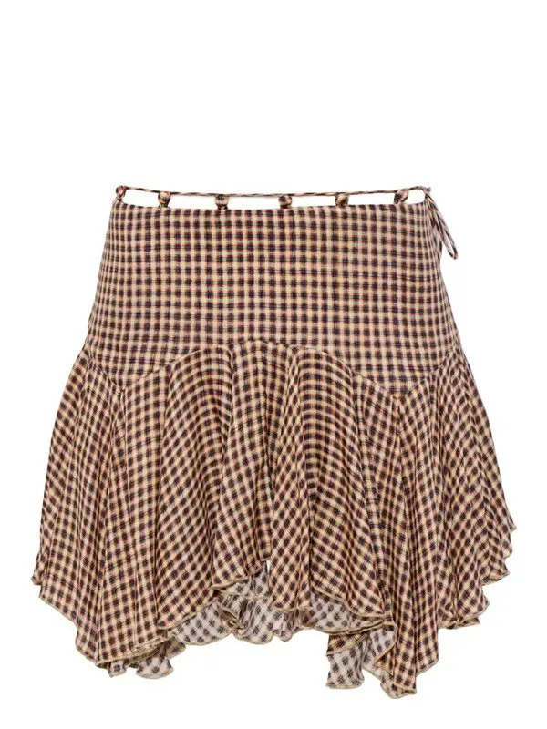 KNWLS Tess Mini Skirt - Brown