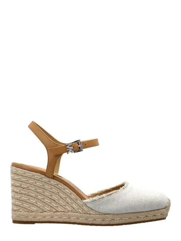 Michael Kors Kenzie Wedge Espadrilles - Beige