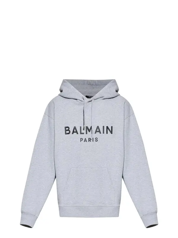 Balmain Sweatshirt With Logo - Grey