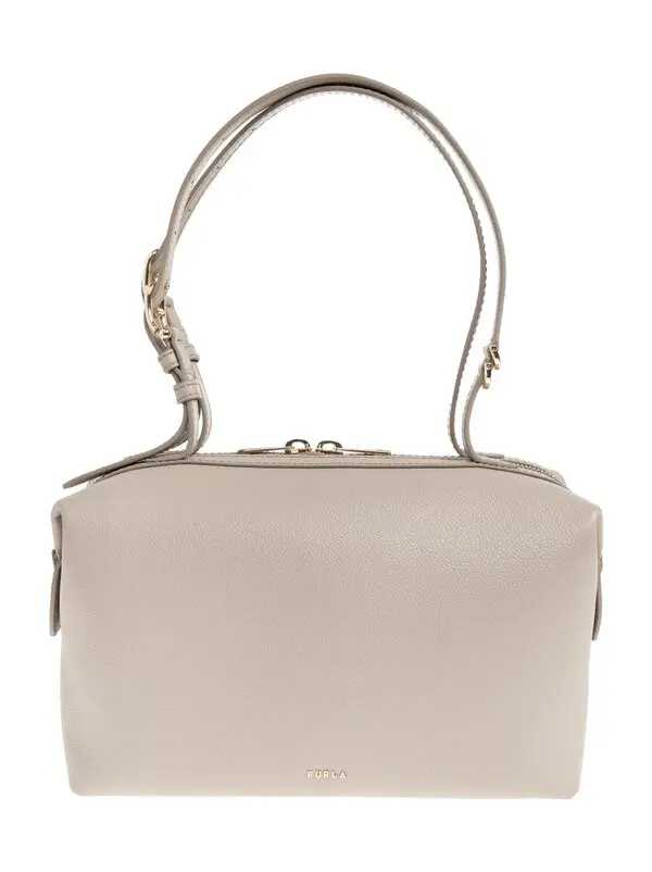 Furla Boston Medium Shoulder Bag - Beige