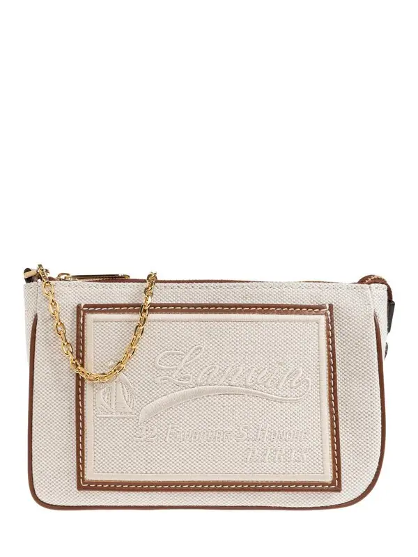 LANVIN Compagnon Shoulder Bag - Beige