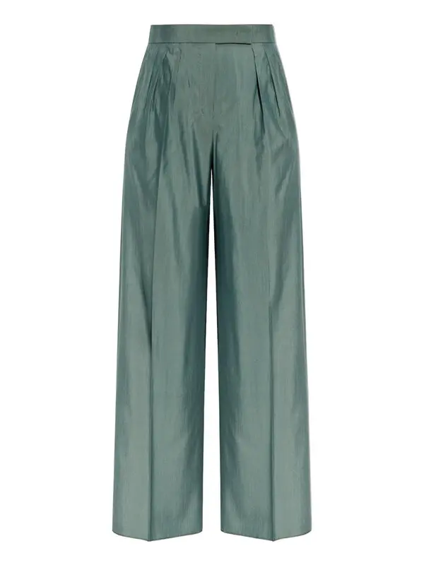 Max Mara Giallo Trousers - Green