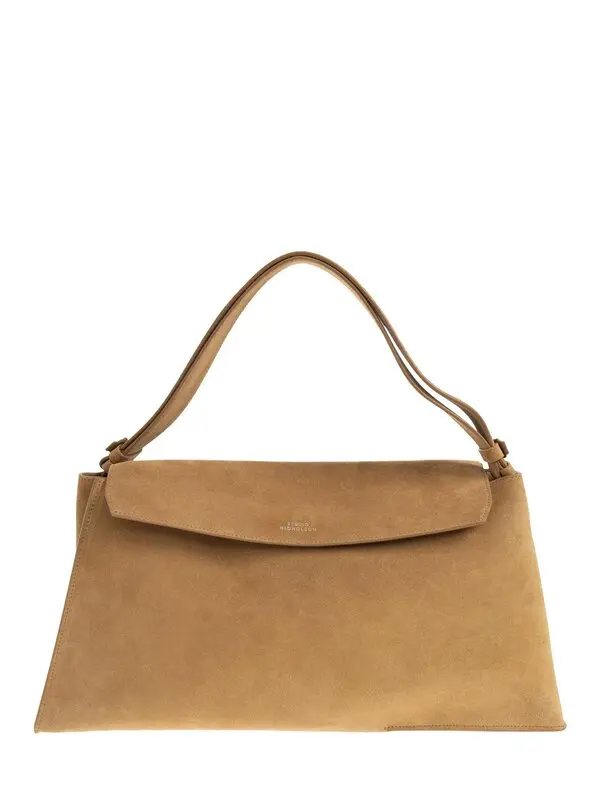Studio Nicholson Suede Shoulder Bag - Beige