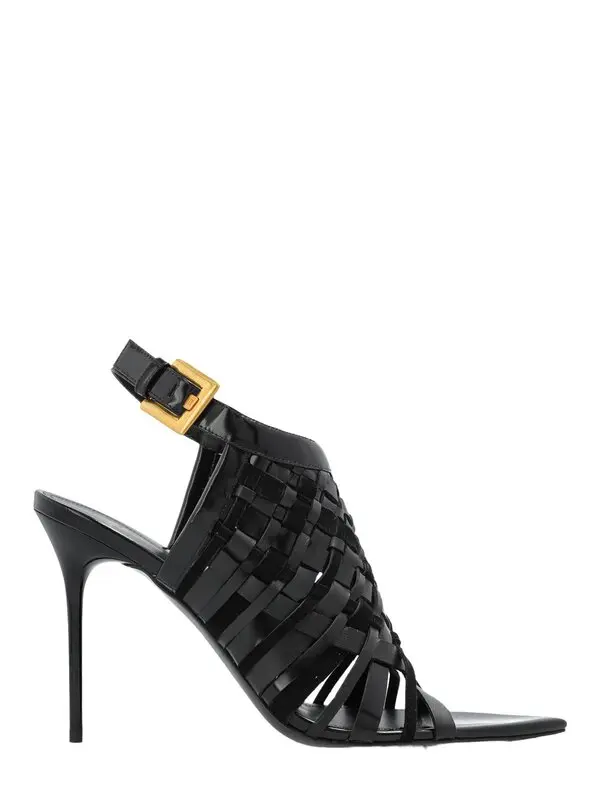 Balmain Heeled Sandals - Black