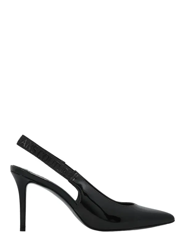 Versace Slingback Heeled Shoes - Black