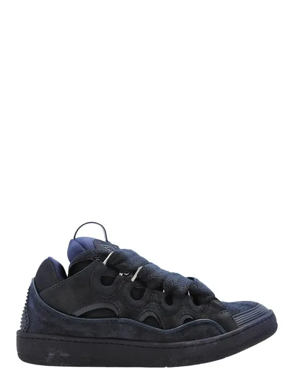 LANVIN Curb Sneakers - Navy Blue