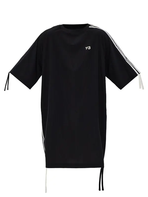 Y3 Loose-fit Mini Dress - Black