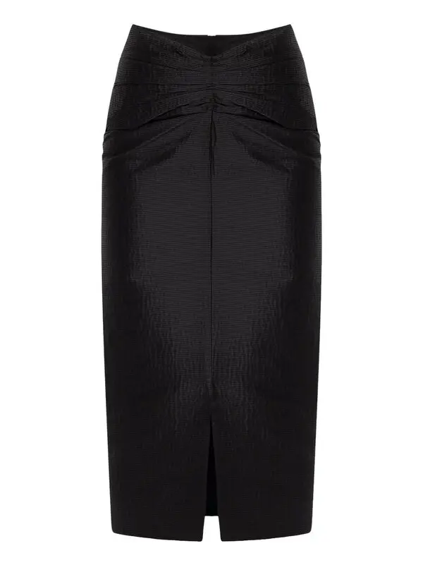LANVIN Pencil Skirt With Slit - Black