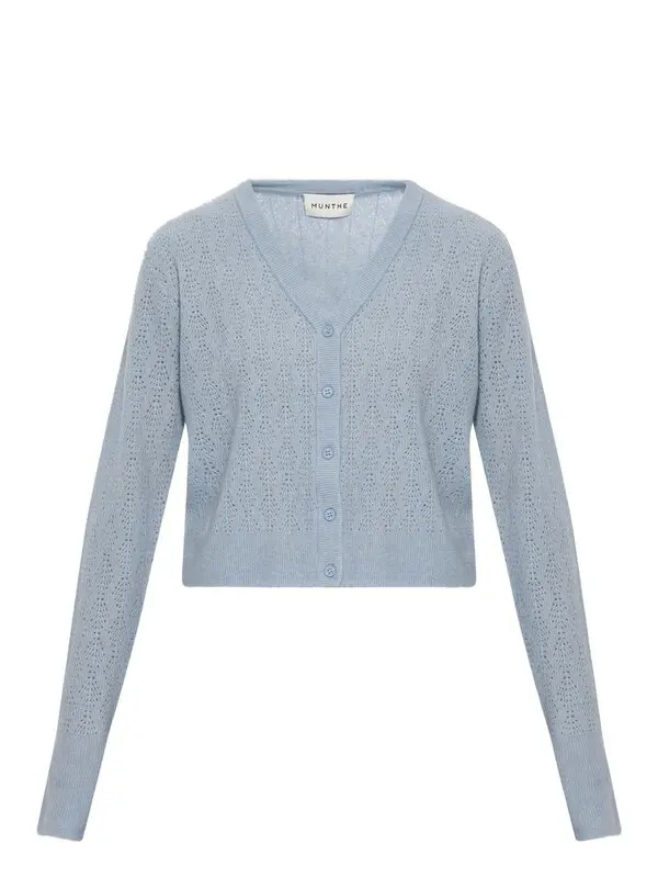 Munthe Byrd Cardigan - Light Blue