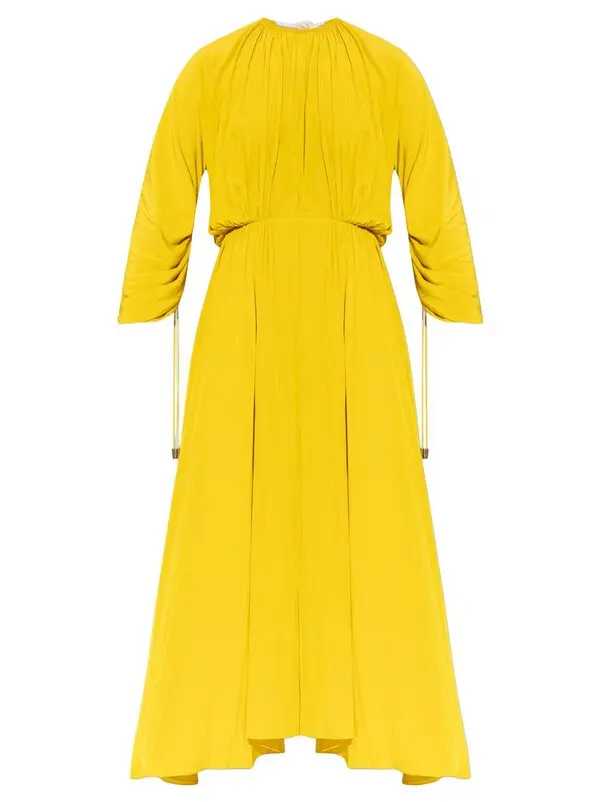 LANVIN Loose-fit Maxi Dress - Yellow