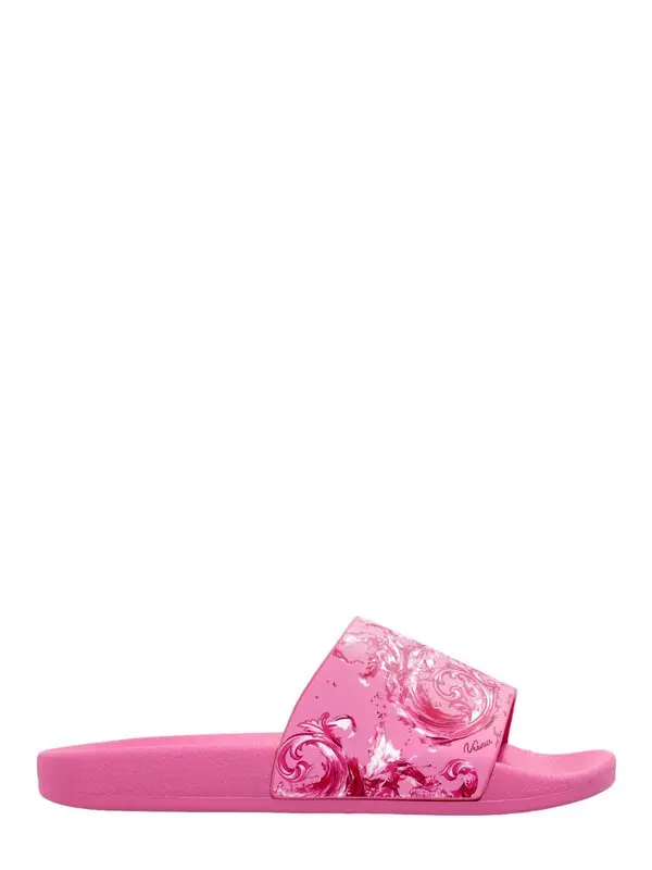 Versace Rubber Slides - Pink