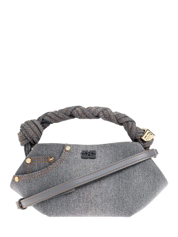 GANNI Bou Mini Handbag - Grey
