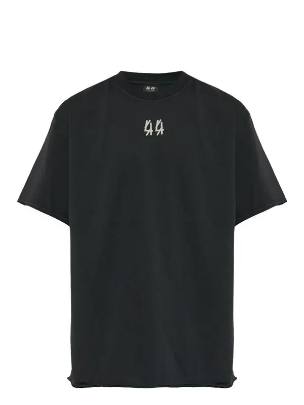 44 LABEL GROUP T-shirt With Printed Logo - Black