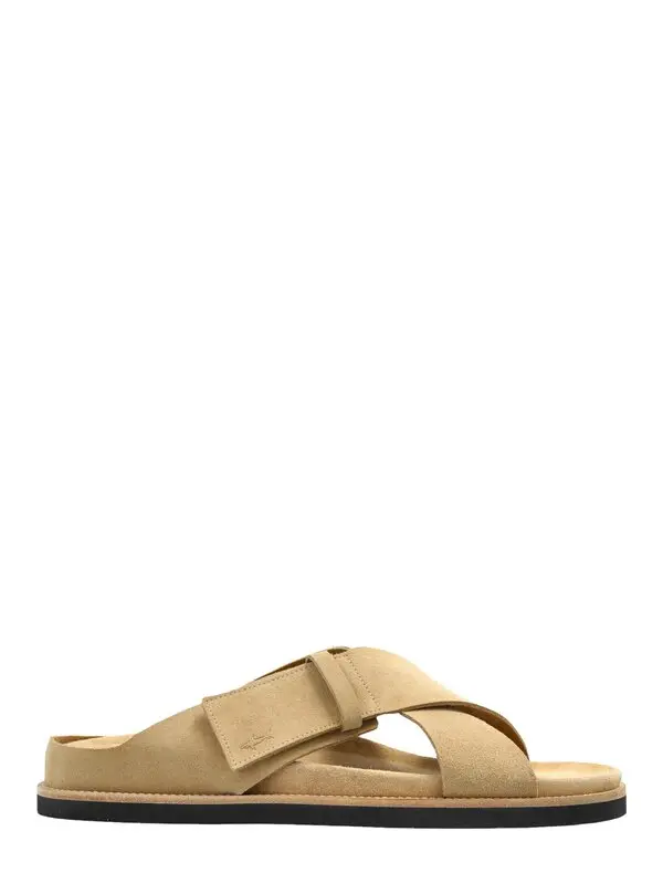 Paul & Shark Suede Slides - Beige