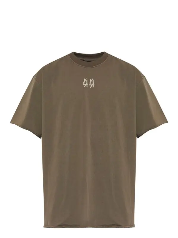 44 LABEL GROUP T-shirt With Printed Logo - Brown