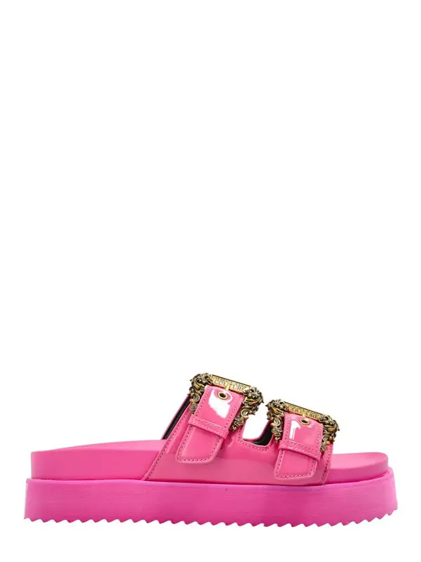 Versace Platform Slides - Pink