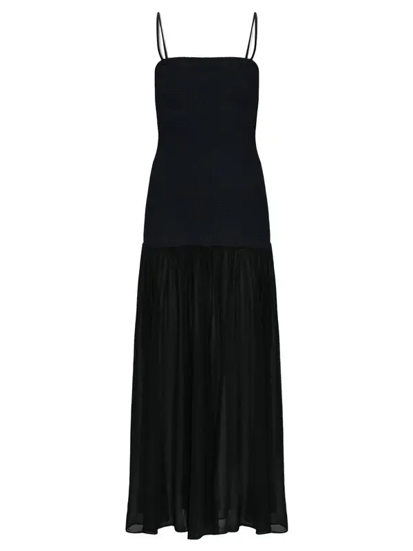 Hunza G Hybrid Dress - Black