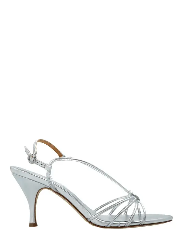 AeydĒ Heeled Sandal - Silver
