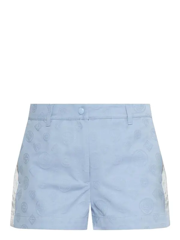 Casablanca Monogram Shorts - Blue