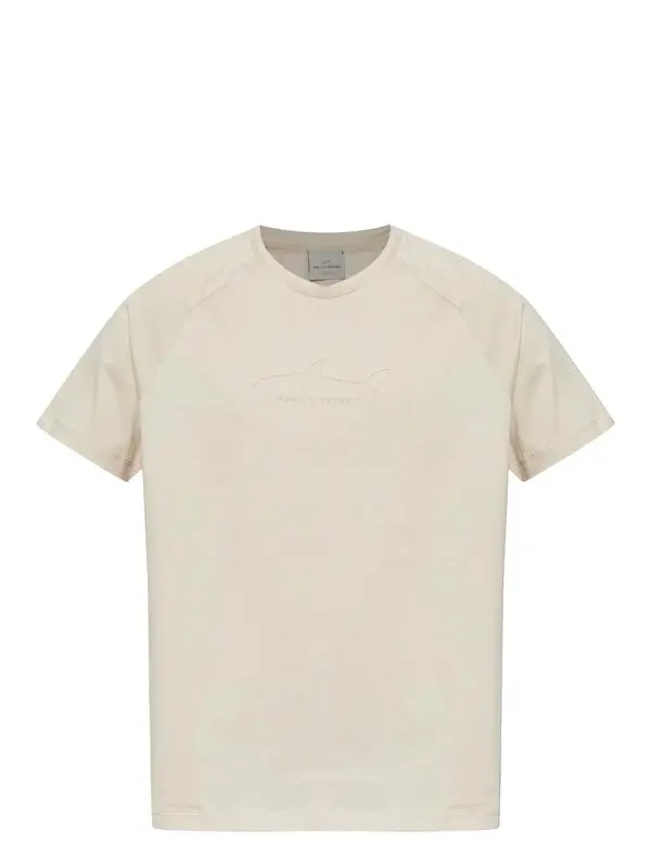 Paul & Shark T-shirt With Logo - Cream