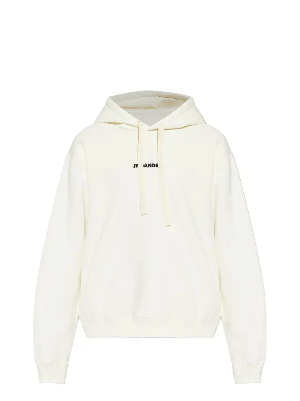 JIL SANDER Hooded Sweatshirt - Cream